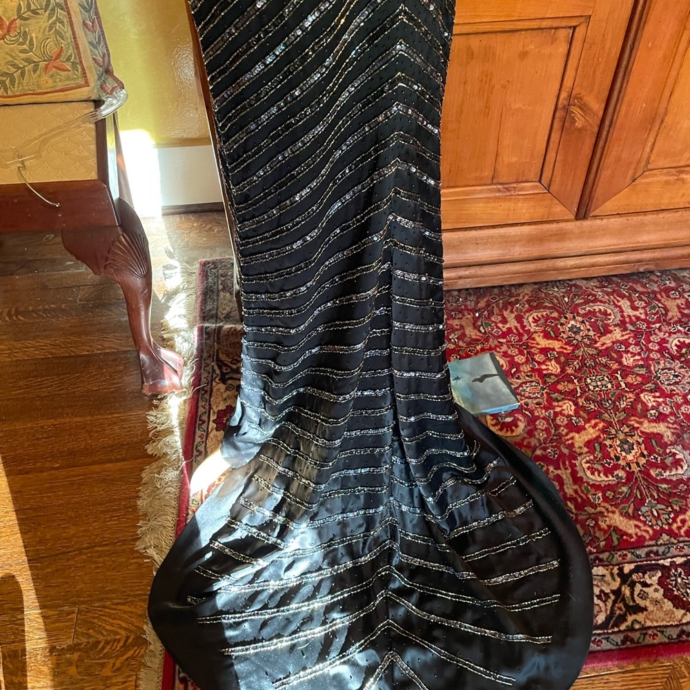 Liquid Beaded Gown Pageant Prom - Gem